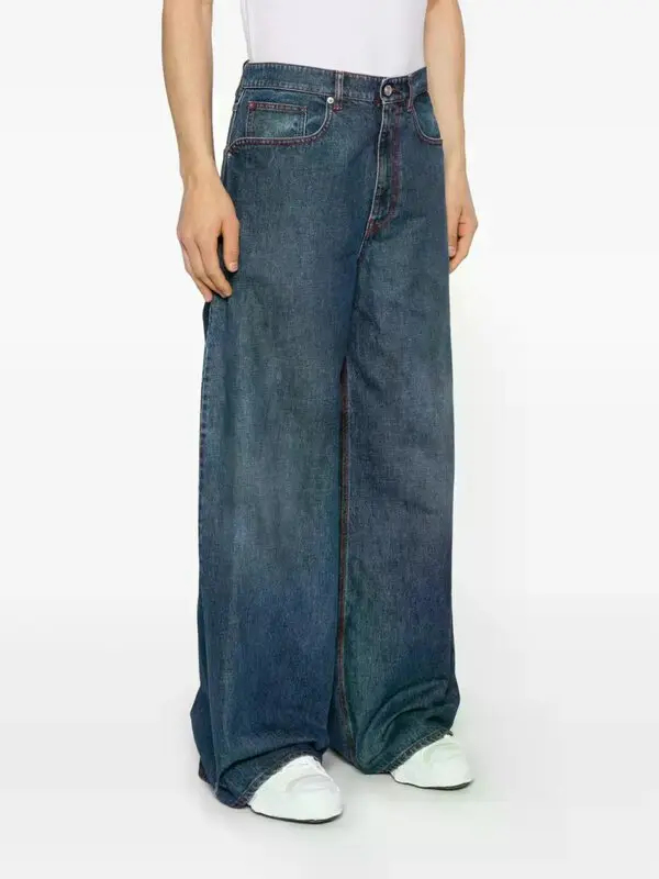 ERL Contrast-stitching Jeans