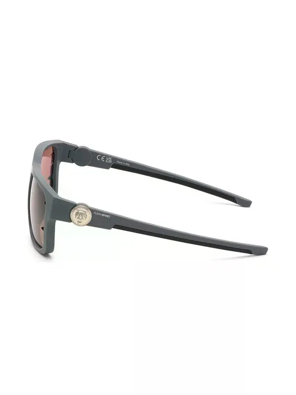 PLEIN SPORT Square Frame Tinted Sunglasses - Grey