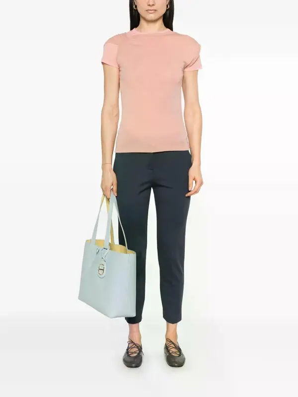 Pinko Ruched Crew Neck Short Sleeve T-shirt