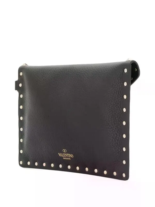 Valentino Garavani Rockstud Envelope Clutch - Black