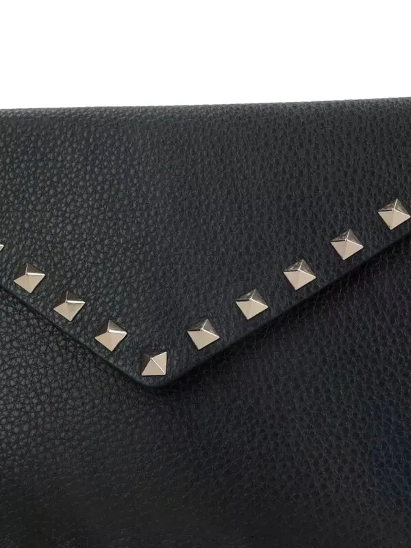 Valentino Garavani Rockstud Envelope Clutch - Black