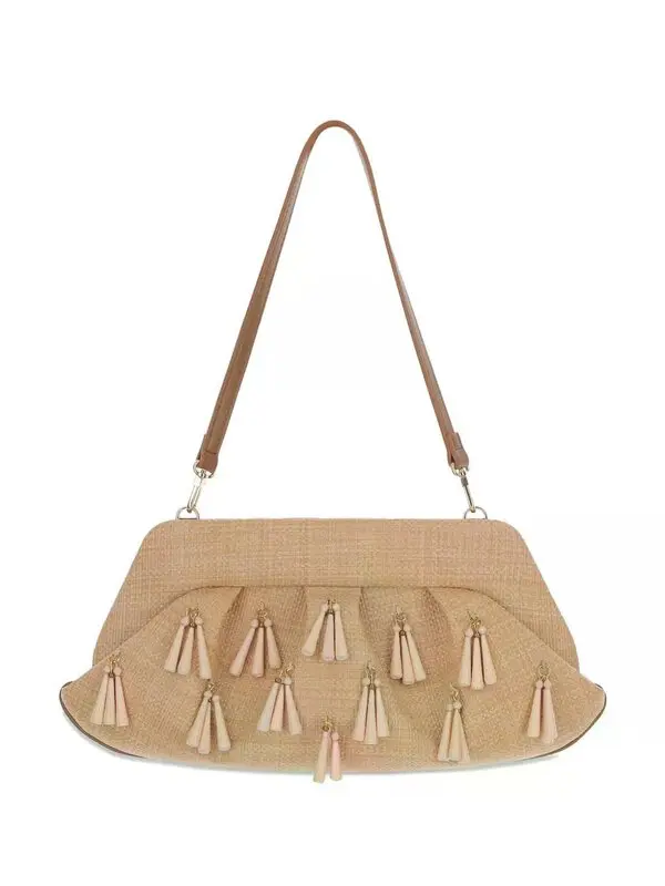 THEMOIRE Emera Clutch Bag With Bead Embellishments