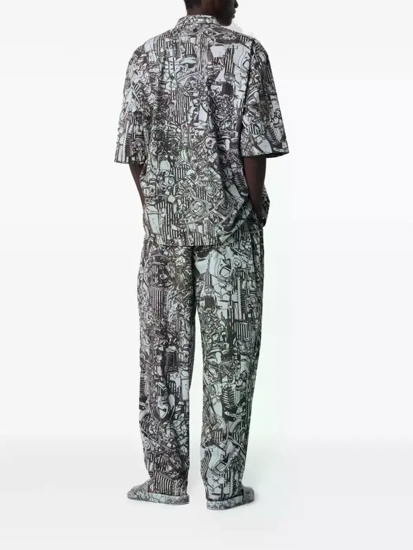 COUNTY OF MILAN Aop Shirt - Grey