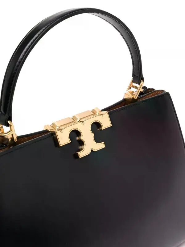 Tory Burch Eleanor Leather Satchel Bag - Black