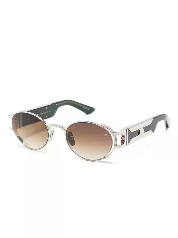 MAYBACH EYEWEAR The Drive I Oval Sunglasses - Silver