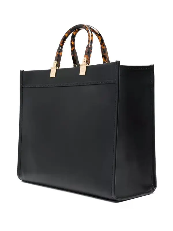 Fendi Sunshine Logo Debossed Tote