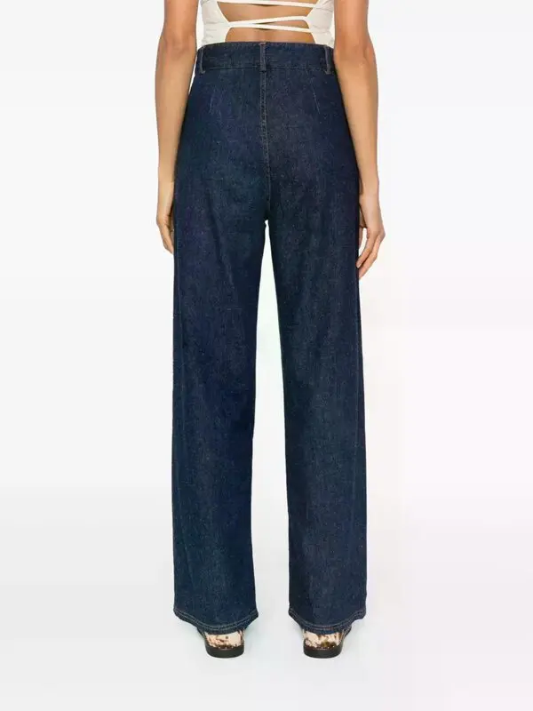 BASERANGE High-waisted Straight-leg Jeans