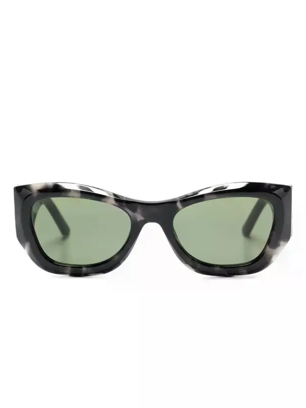 Palm Angels Tortoiseshell Square-frame Sunglasses - Black