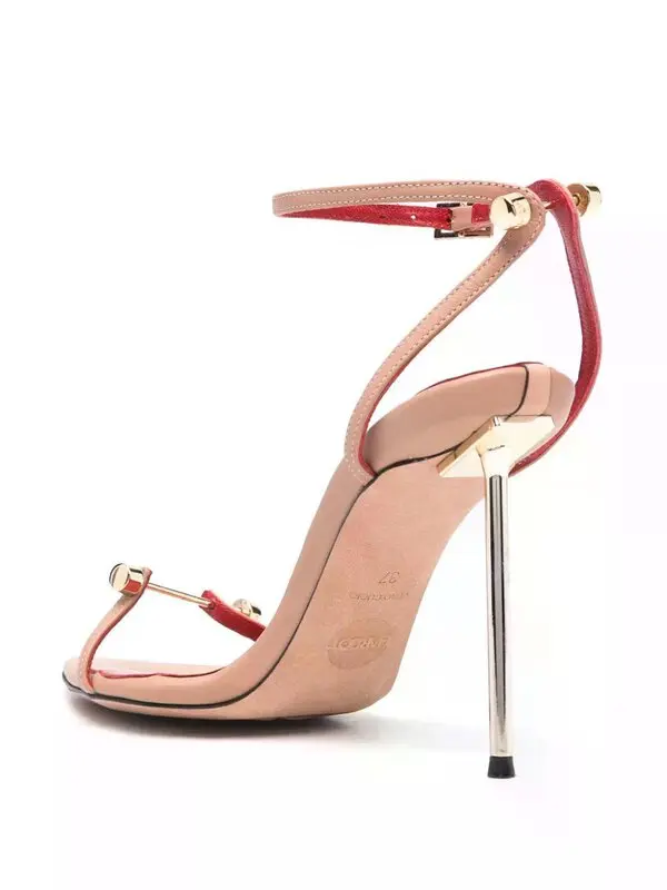 HARDOT 100mm Carnal Love Stiletto Sandals