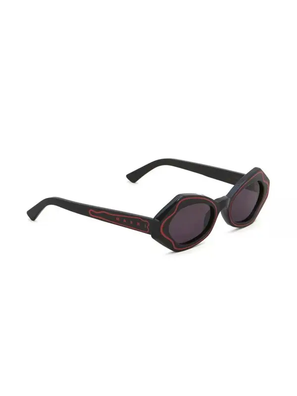 Marni Geometric-frame Tinted Sunglasses