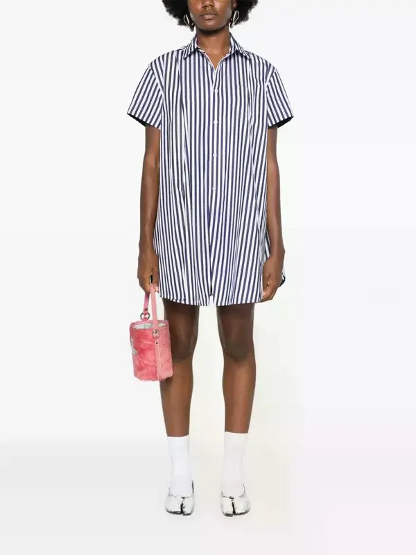 Sacai Striped Cotton Poplin Shirt
