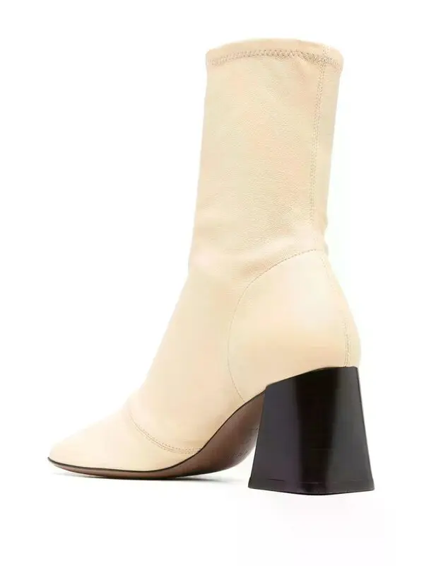 NEOUS Sock-style Leather Ankle Boots