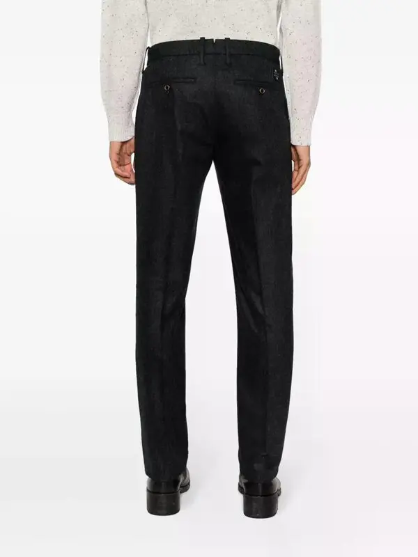 Jacob Cohen Mélange Effect Tailored Cotton Trousers