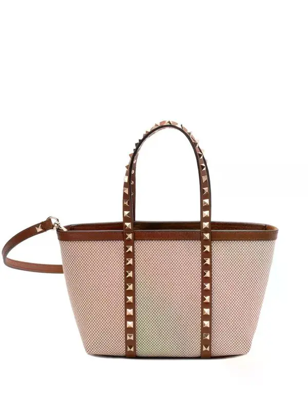 Valentino Garavani Rockstud Tote Bag - Neutrals