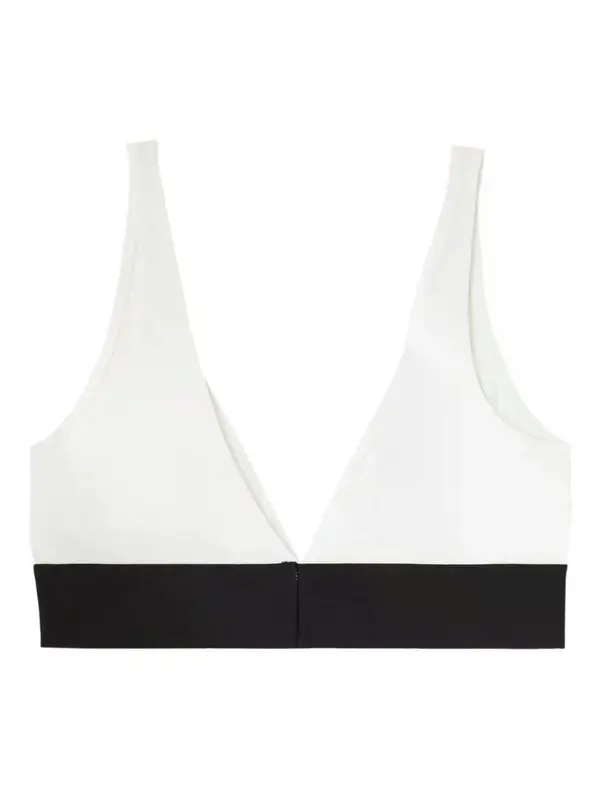 Palm Angels Logo-underband Triangle-cup Bra