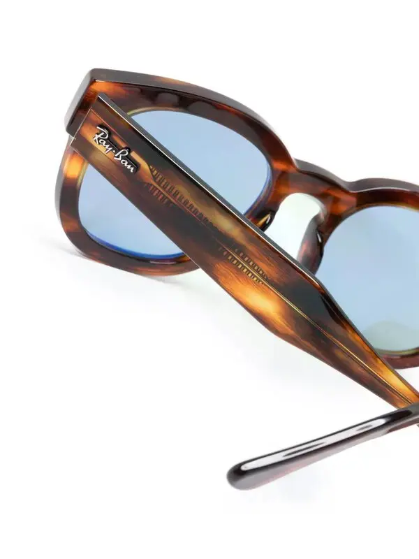 Ray-ban Mega Hawkeye Square-frame Sunglasses - Brown