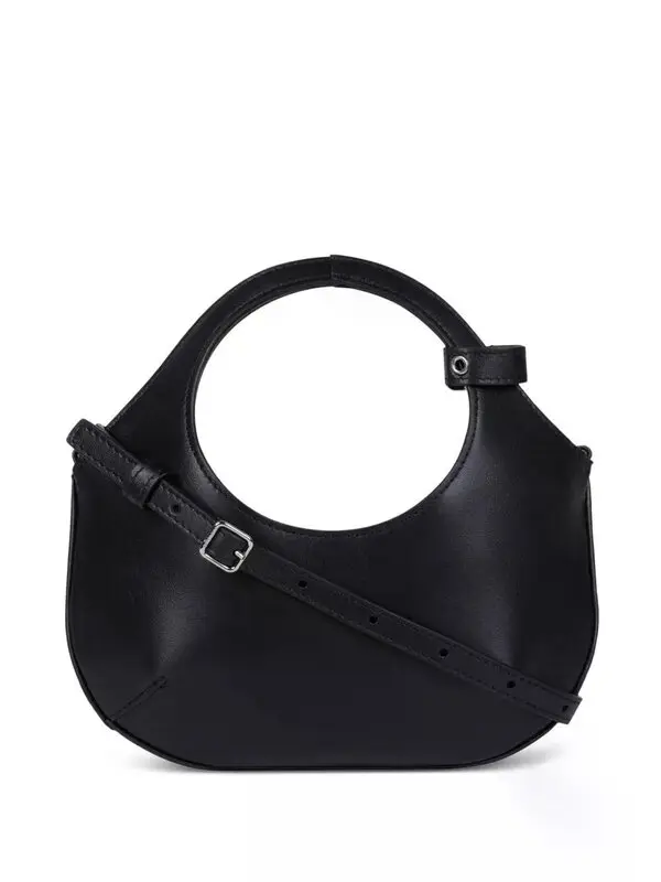 COURREGES Mini Holy Leather Tote Bag - Black