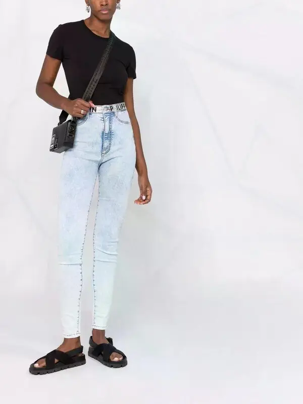 Philipp Plein High-waist Denim Jeggings