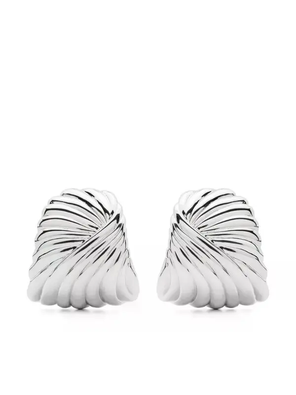 MISSOMA Ripple Stud Earrings - Silver