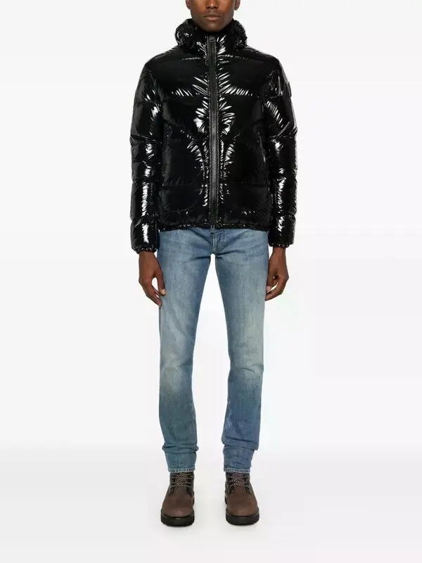 Herno Hooded Puffer Jacket - Black