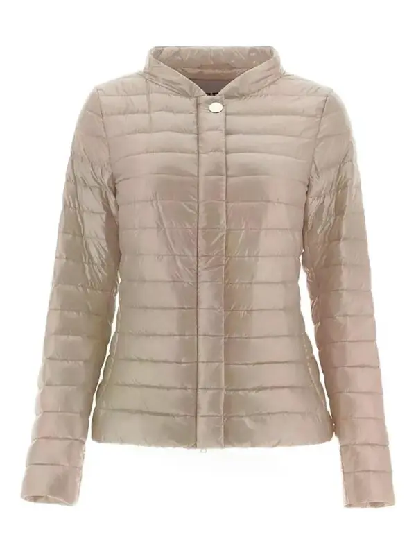 Herno Padded Jacket With Concealed Front Fastening - Grey