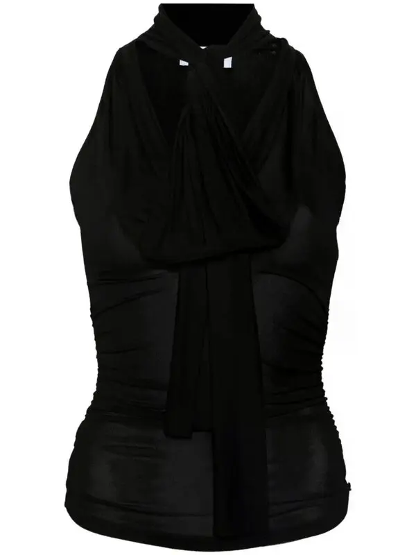 Blumarine Halterneck Blouse - Black