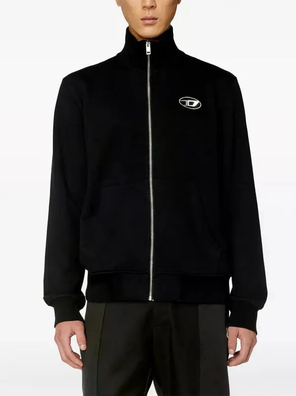 DIESEL® S-ginni-zip-od Sweatshirt - Black
