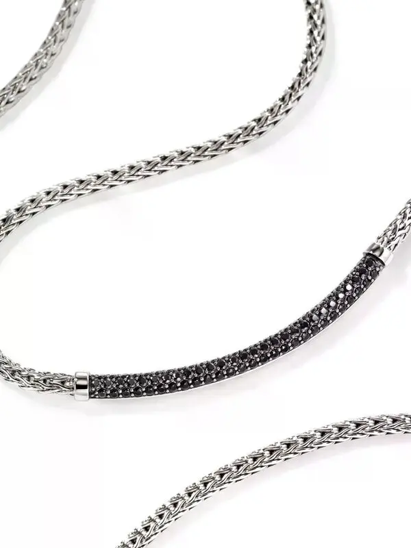 John Hardy Sterling Black Sapphire Necklace