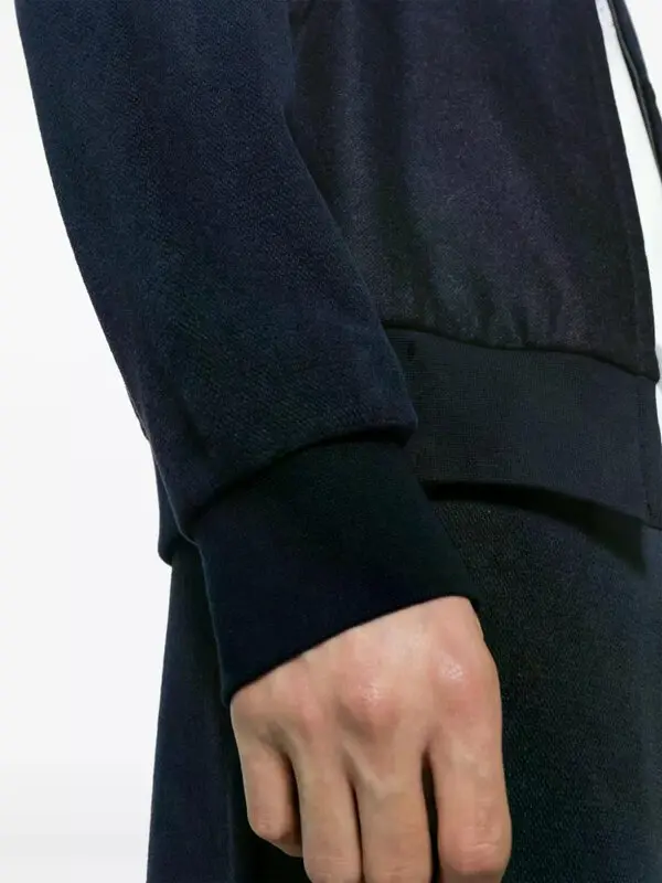 Corneliani Mock-neck Zip-up Sweatshirt - Blue