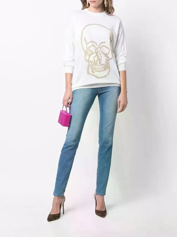 Philipp Plein Super High-waist Skinny Jeans