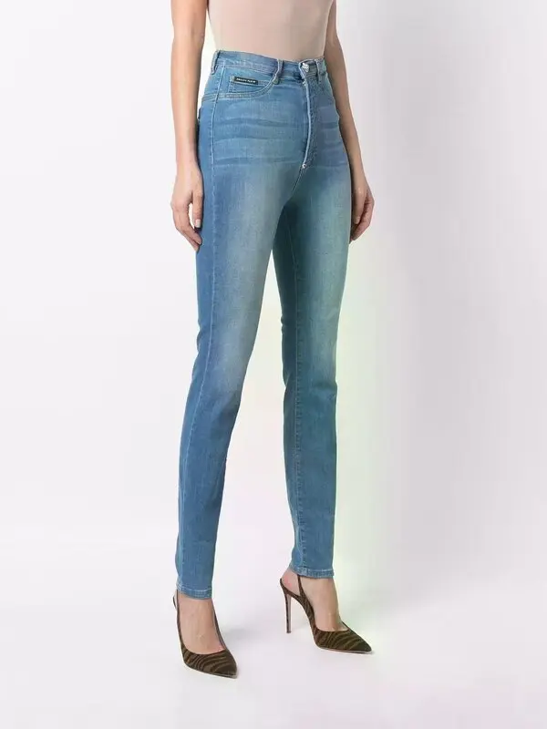 Philipp Plein Super High-waist Skinny Jeans