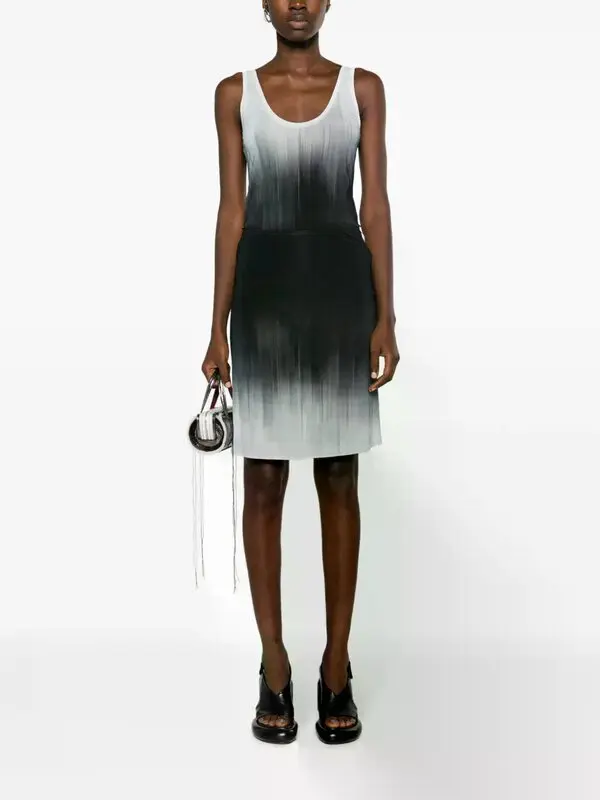 PETER DO Faded-effect Detachable-panel Dress