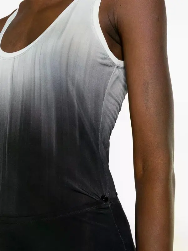 PETER DO Faded-effect Detachable-panel Dress