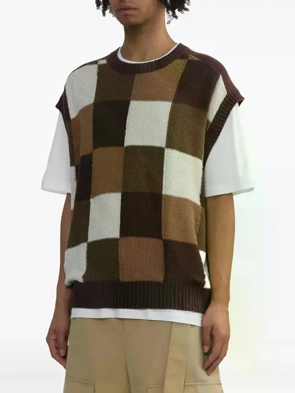 SONG FOR THE MUTE Checked Vest
