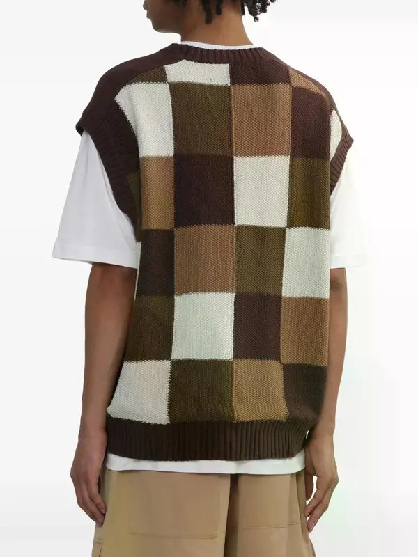 SONG FOR THE MUTE Checked Vest