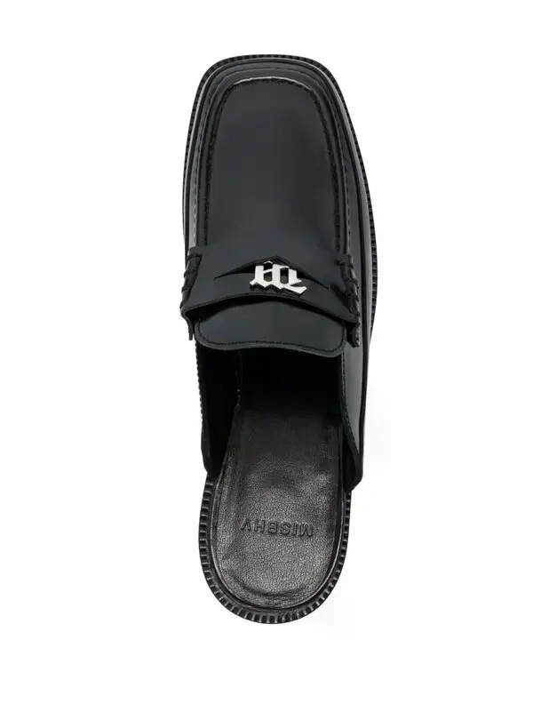 MISBHV Brutilist Slip-on Leather Loafers