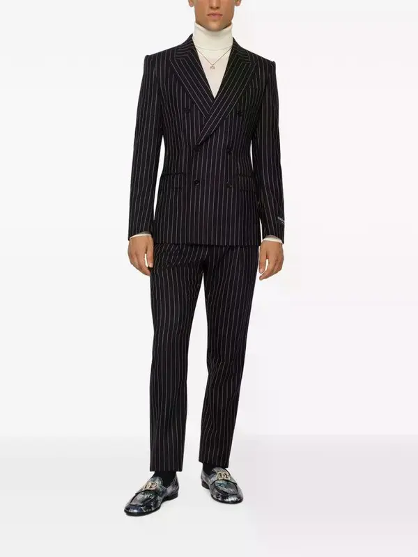 Dolce & Gabbana Double-breasted Pinstripe Blazer