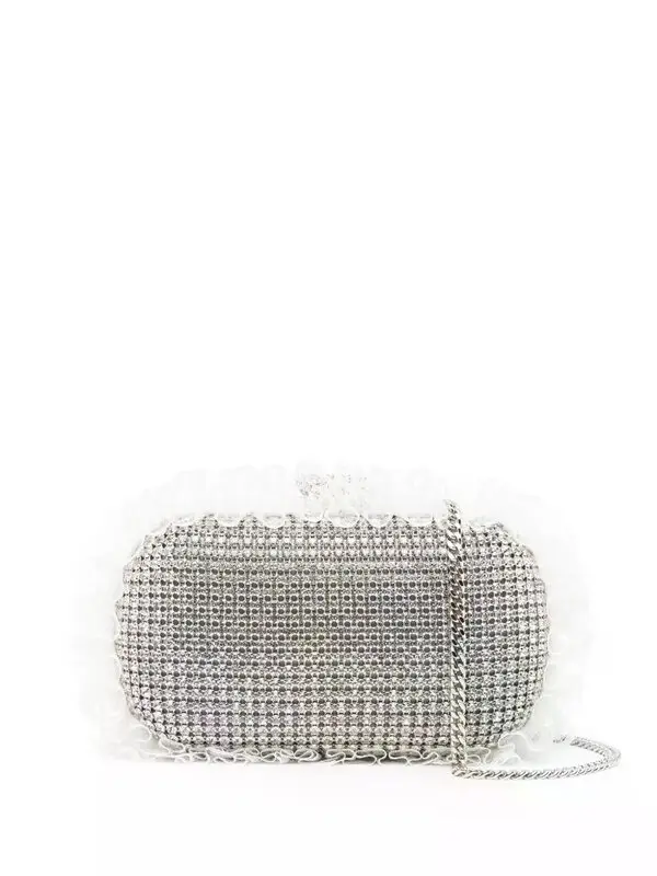 SELF-PORTRAIT Crystal Lace-detail Clutch Bag