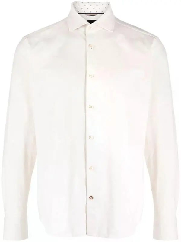BOSS Stretch-cotton Twill Shirt