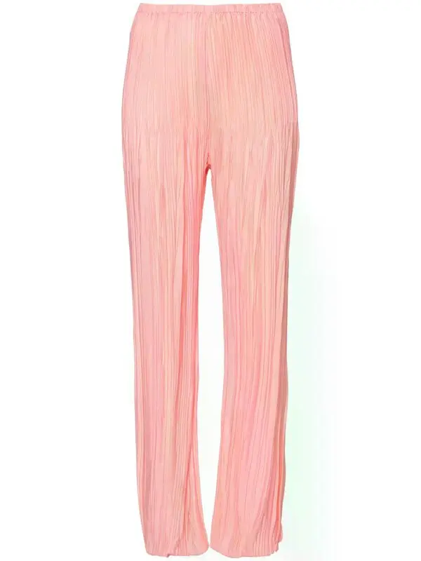 FORTE_FORTE Plissé Straight Leg Trousers