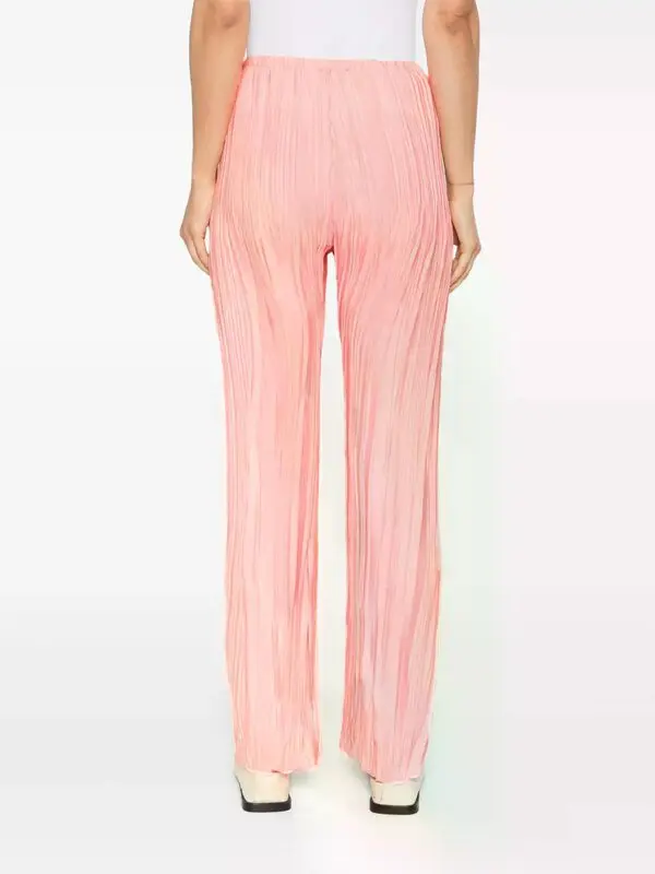 FORTE_FORTE Plissé Straight Leg Trousers