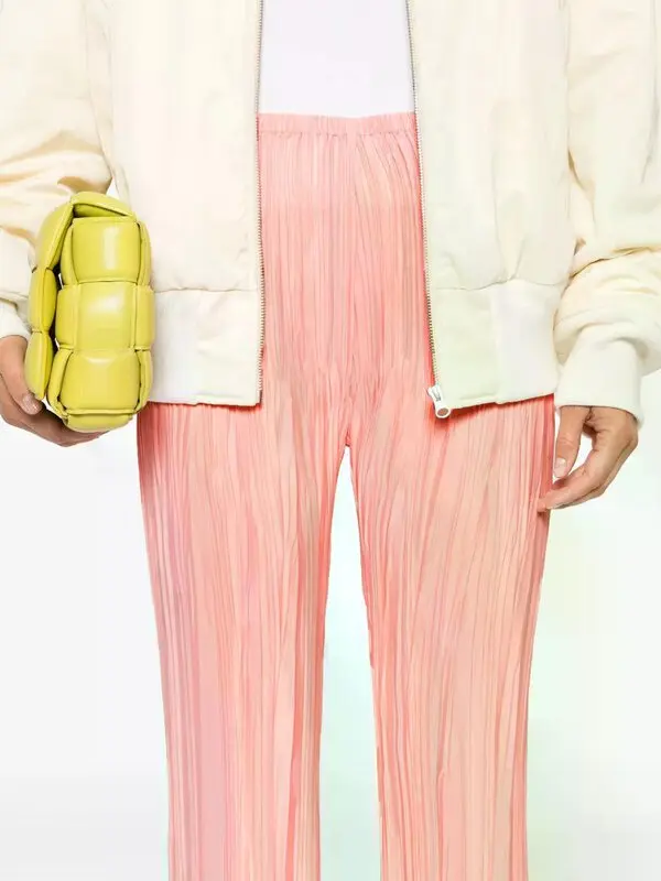 FORTE_FORTE Plissé Straight Leg Trousers