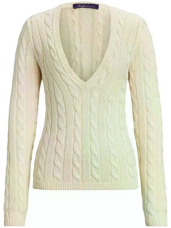 Ralph Lauren Cable Knit Silk Jumper