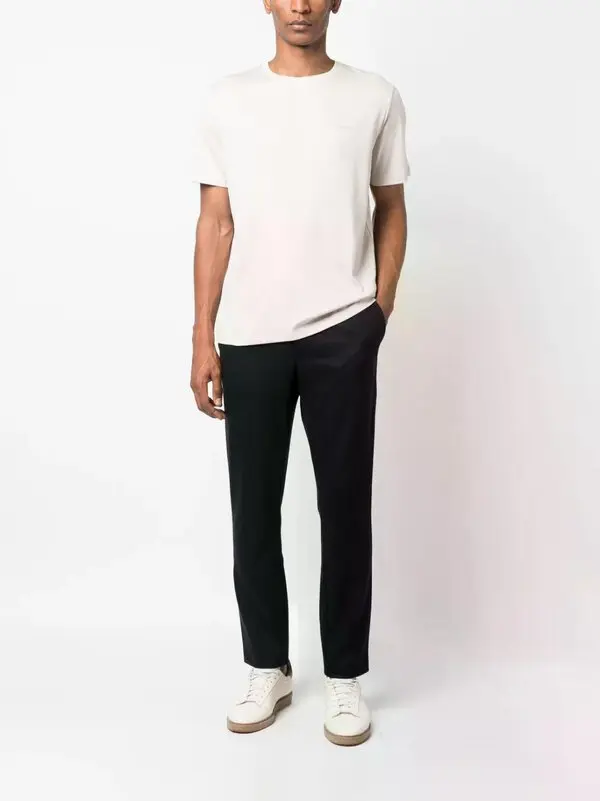 Herno Logo-plaque Cotton T-shirt