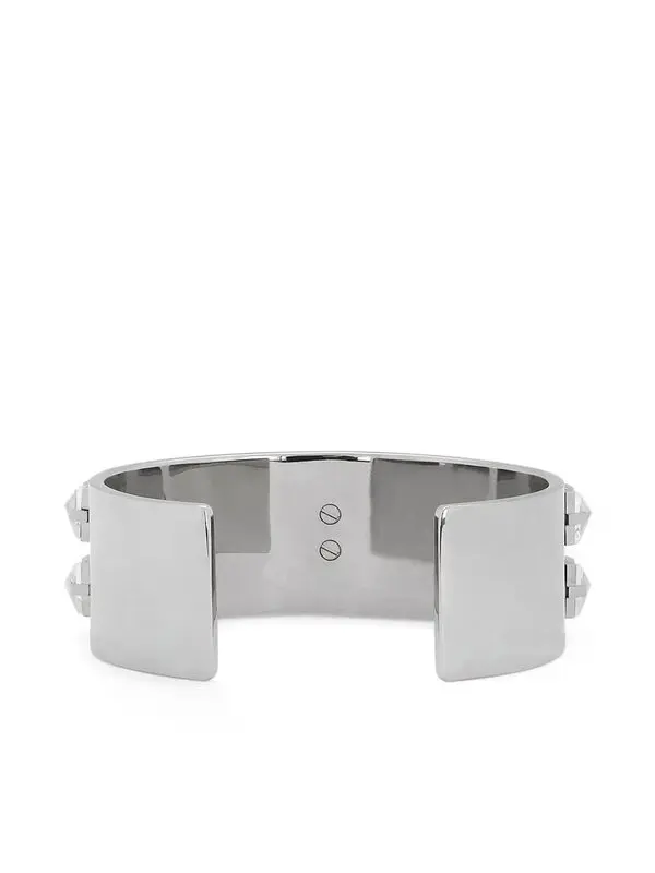 Dolce & Gabbana Embellished Leather Cuff Bracelet