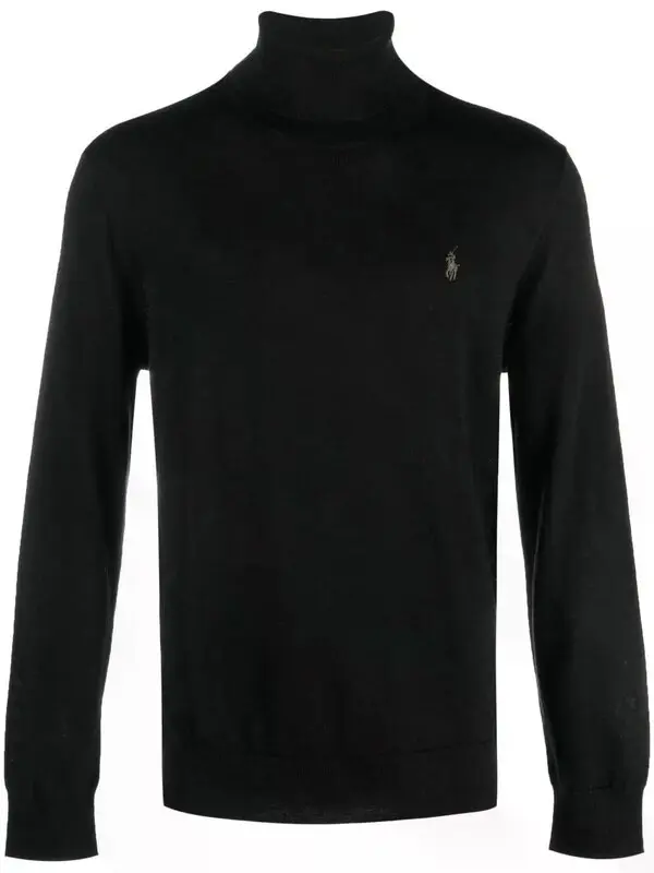 Polo Ralph Lauren Fine Knit Wool Jumper - Black