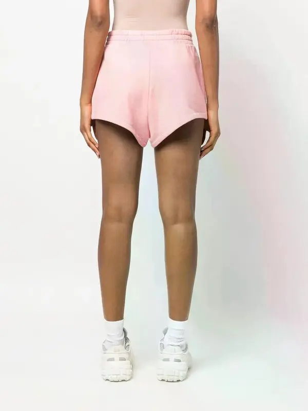 REINA OLGA Logo-print Cotton Jersey Shorts