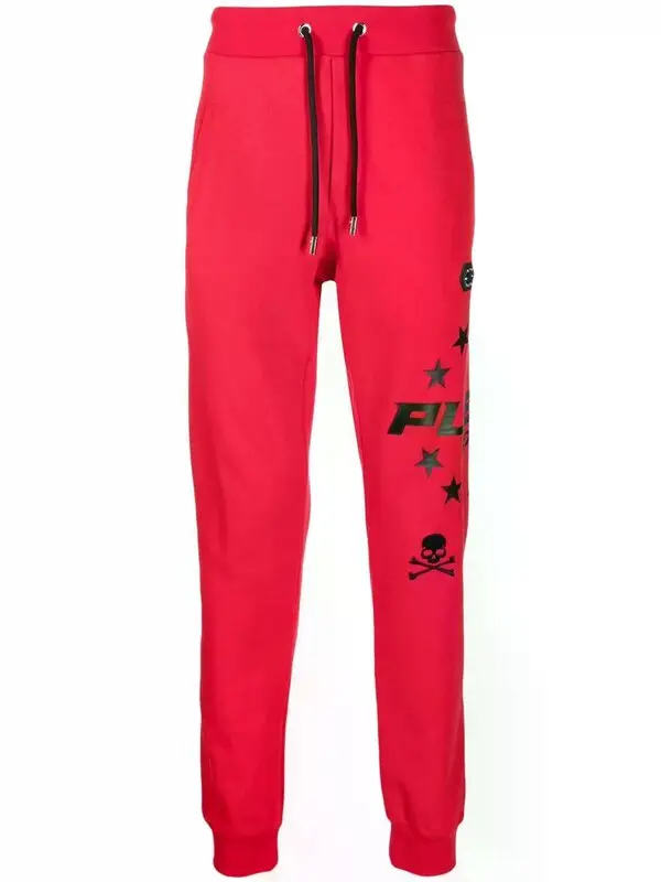 Philipp Plein Logo Skull Tracksuit Bottoms