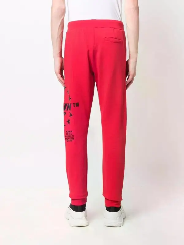 Philipp Plein Logo Skull Tracksuit Bottoms