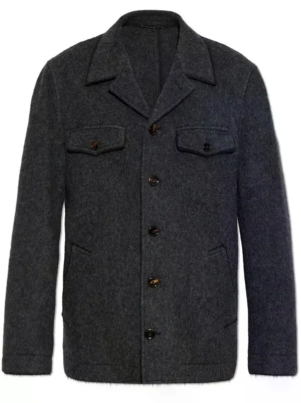 Dolce & Gabbana Mélange-effect Shirt Jacket